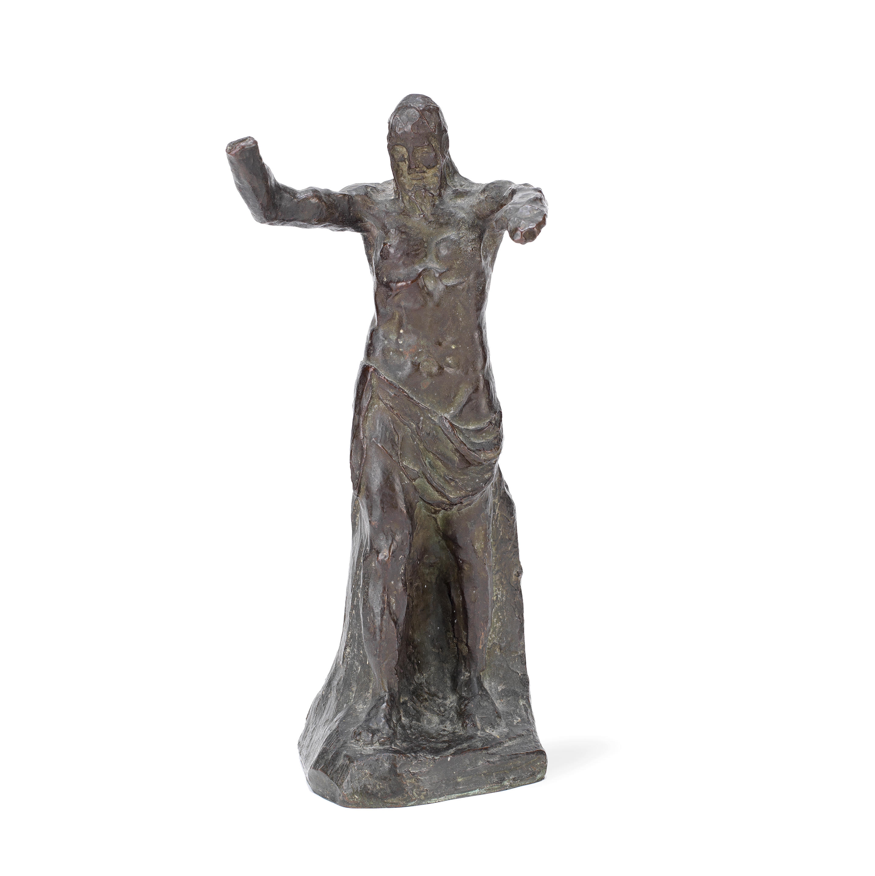 Jules-Pierre van Biesbroeck | A patinated bronze figure of an Algerian ...
