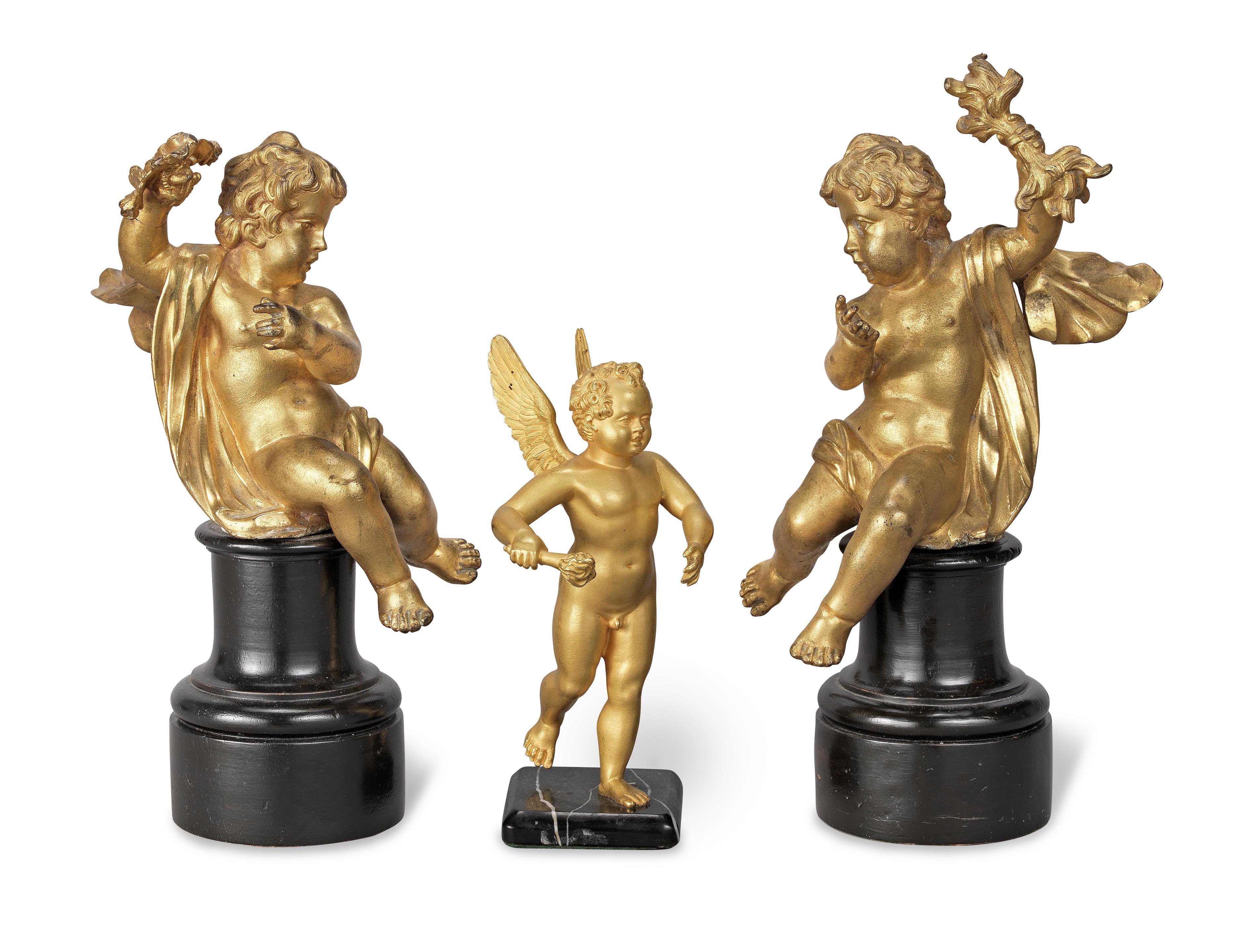 Italian School, 19th Century | Figures of seated classical draped putti ...
