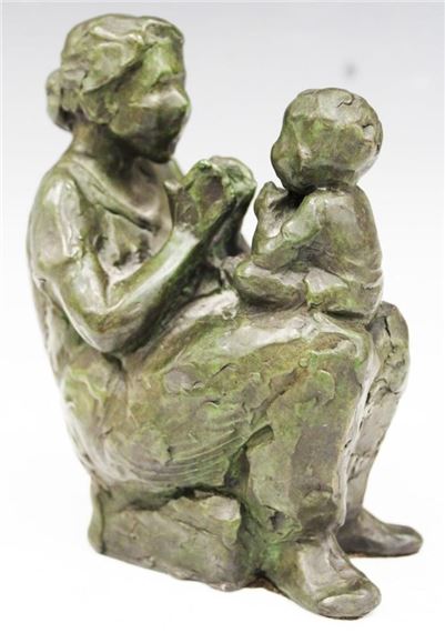 Jane DeDecker | Figure of mother and child | MutualArt