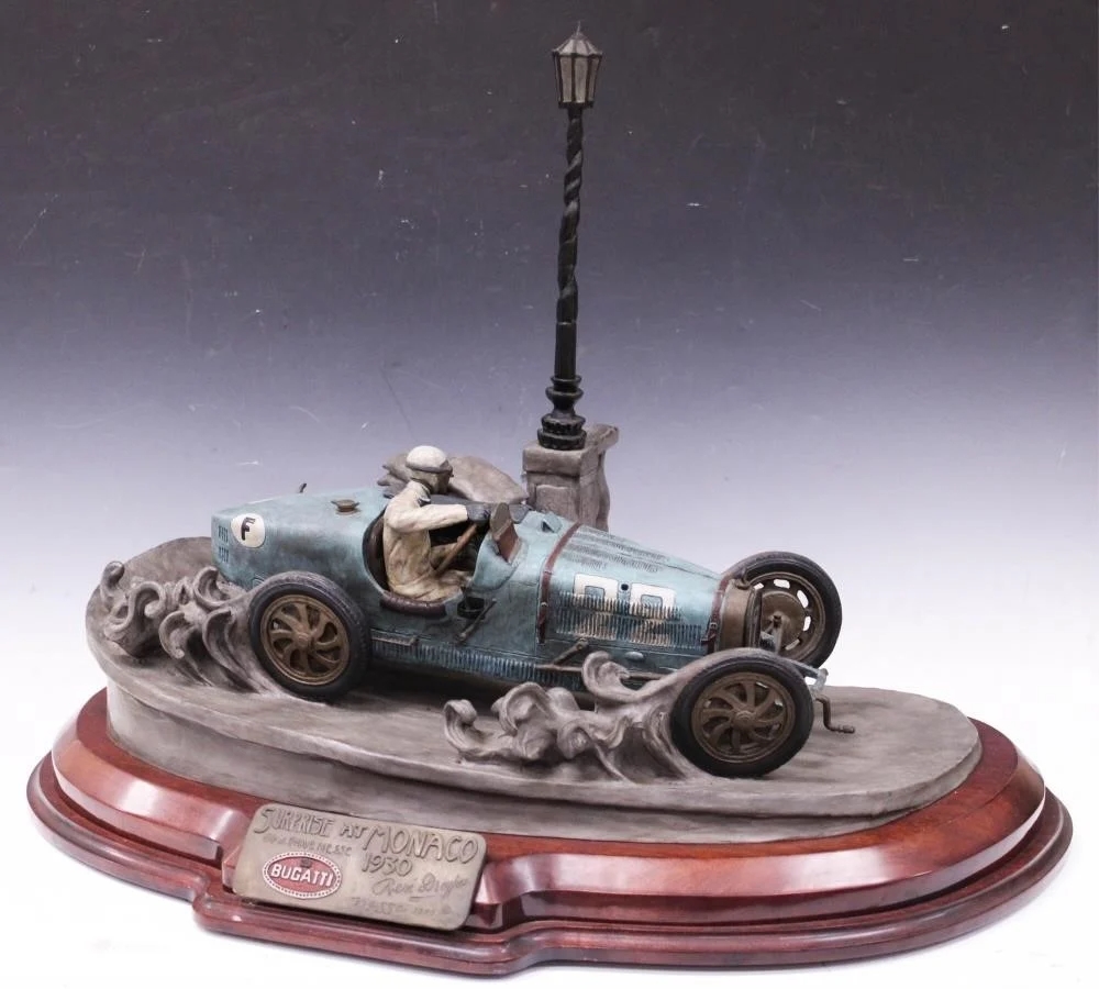 J. Paul Nesse | BUGATTI SCULPTURE OF 1930 GRAND PRIX | MutualArt