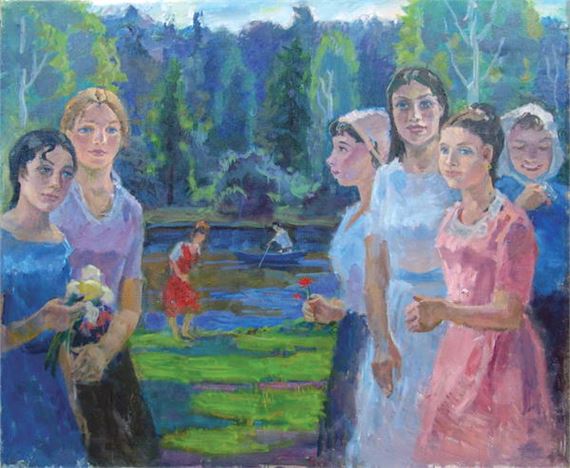 Nina Sergeeva | Over Msta. Vyshniy Volochek (1959) | MutualArt