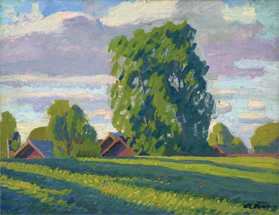 Aleksei Tkachev | Evening sun (1988) | MutualArt