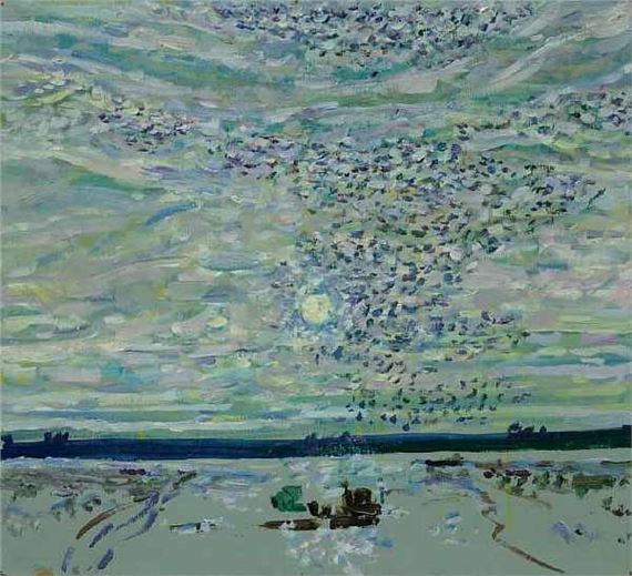 Boris Fyodorovich Domashnikov | The Belyara River (1979) | MutualArt