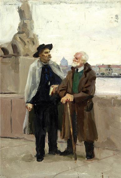 Victor Ivanov | A meeting | MutualArt