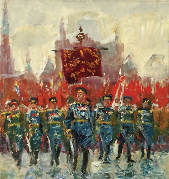 Igor Vladimirovich Radoman | Sketch to the Picture Victory Parade (1985 ...