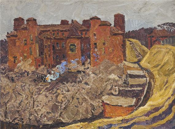 Veniamin Alekseevich Safonov | Old houses (1960) | MutualArt