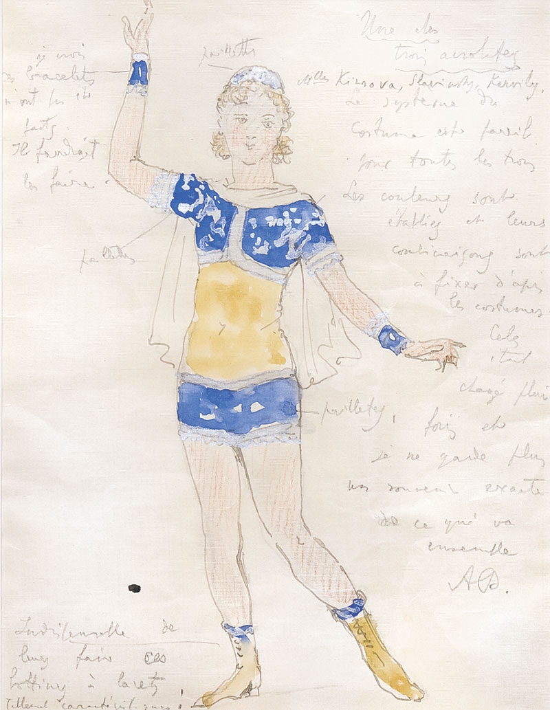 Alexandre Nikolaïevitch Benois | Acrobat. Costume design for a ...