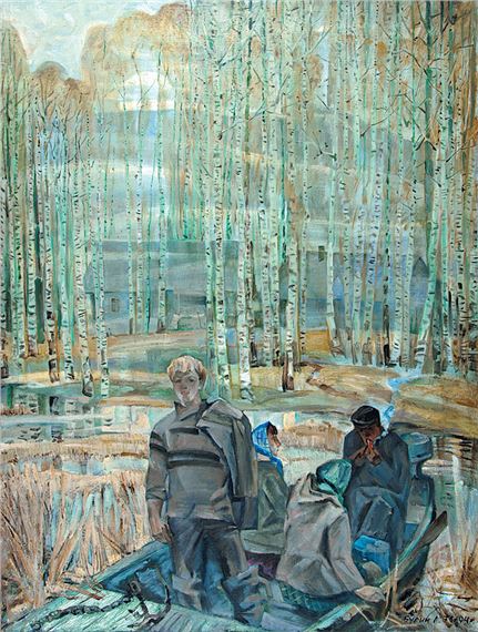 Lev Nickolaevich Burin | Spring (1976) | MutualArt