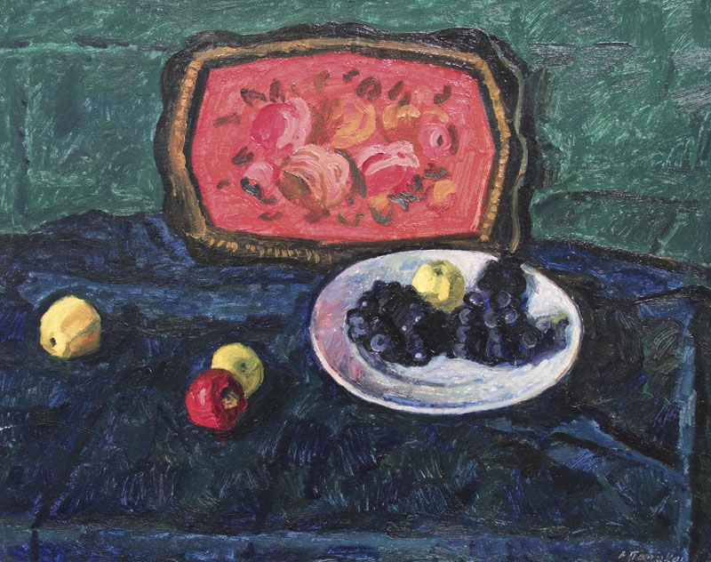 Albert Stepanovitch Papikian | Still life with a tray (1985) | MutualArt
