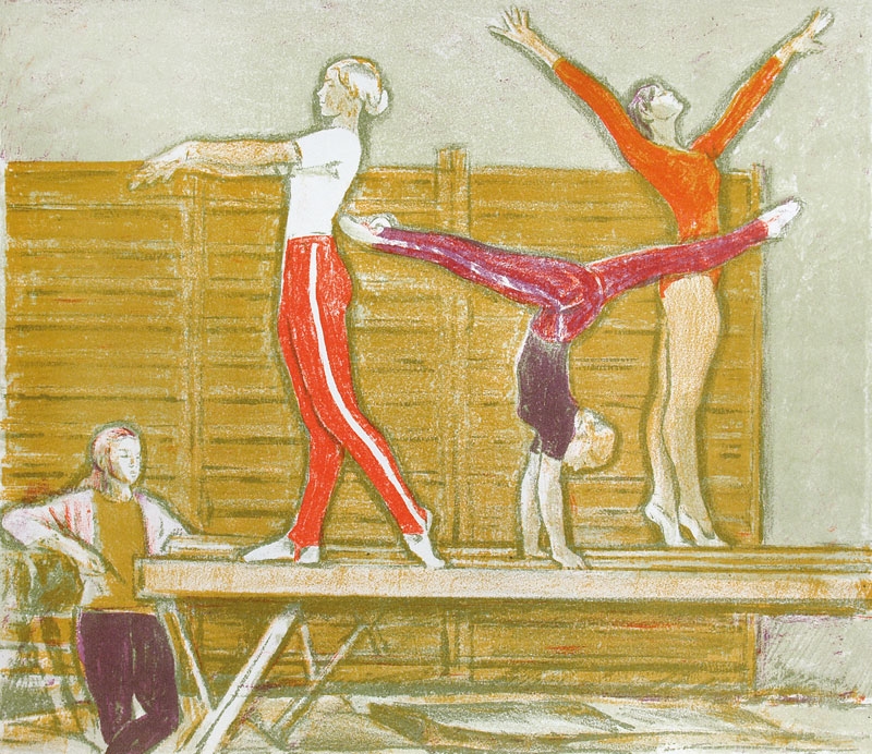 Mikhail Grigoryevich Royter | Balance beam exercises (1968) | MutualArt
