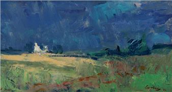 Evsey Moiseenko | Village Scene (1968) | MutualArt