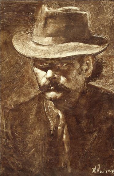 Igor Vladimirovich Radoman | Portrait of M.Gorkiy (1958) | MutualArt