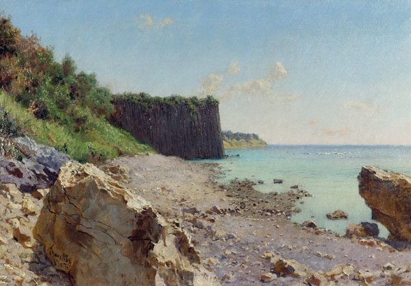 Alexander Alexandrovich Kiselev | Coastal cliffs. (Cape Kadosh near ...