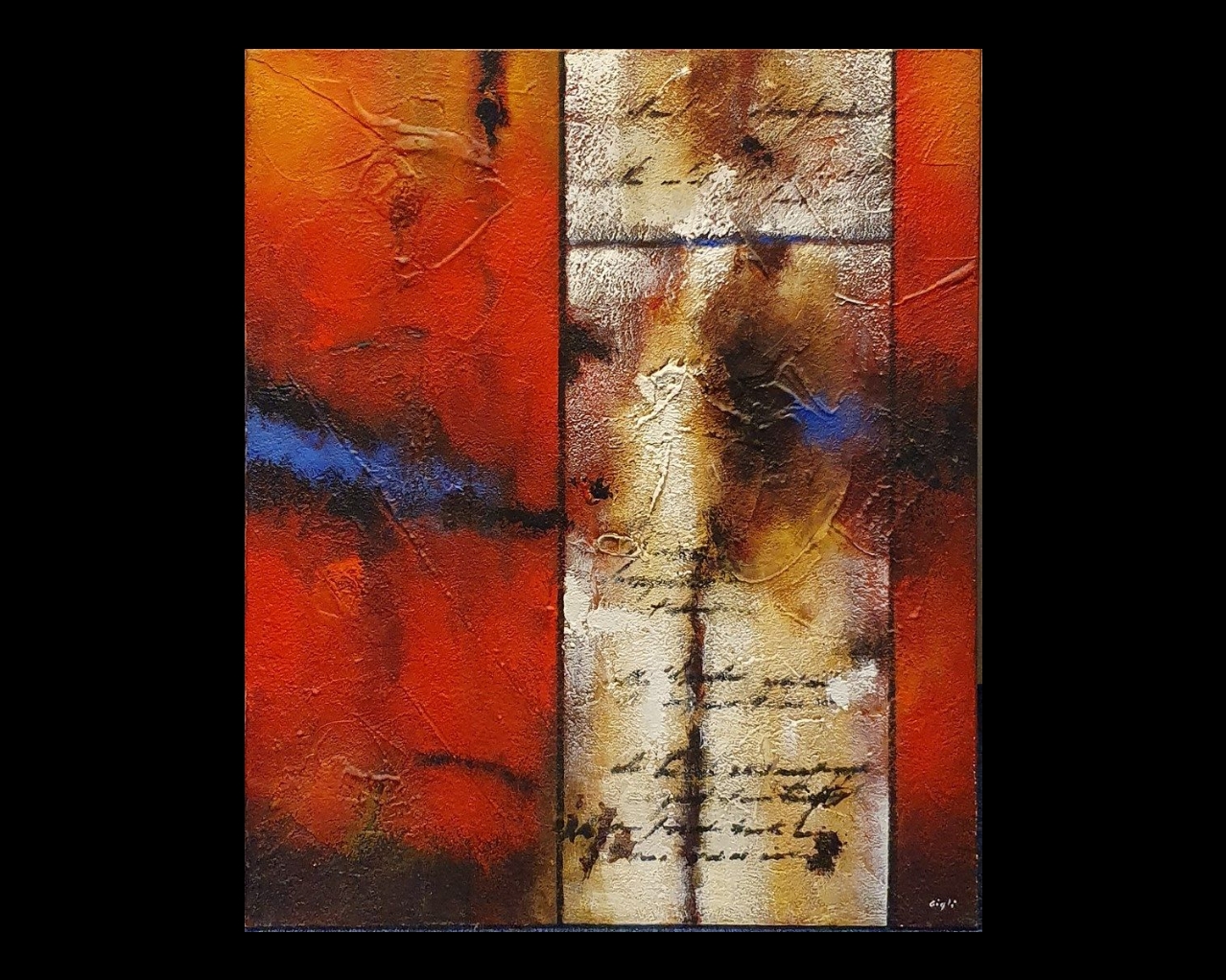 Gilbert Gigli | Untitled red | MutualArt