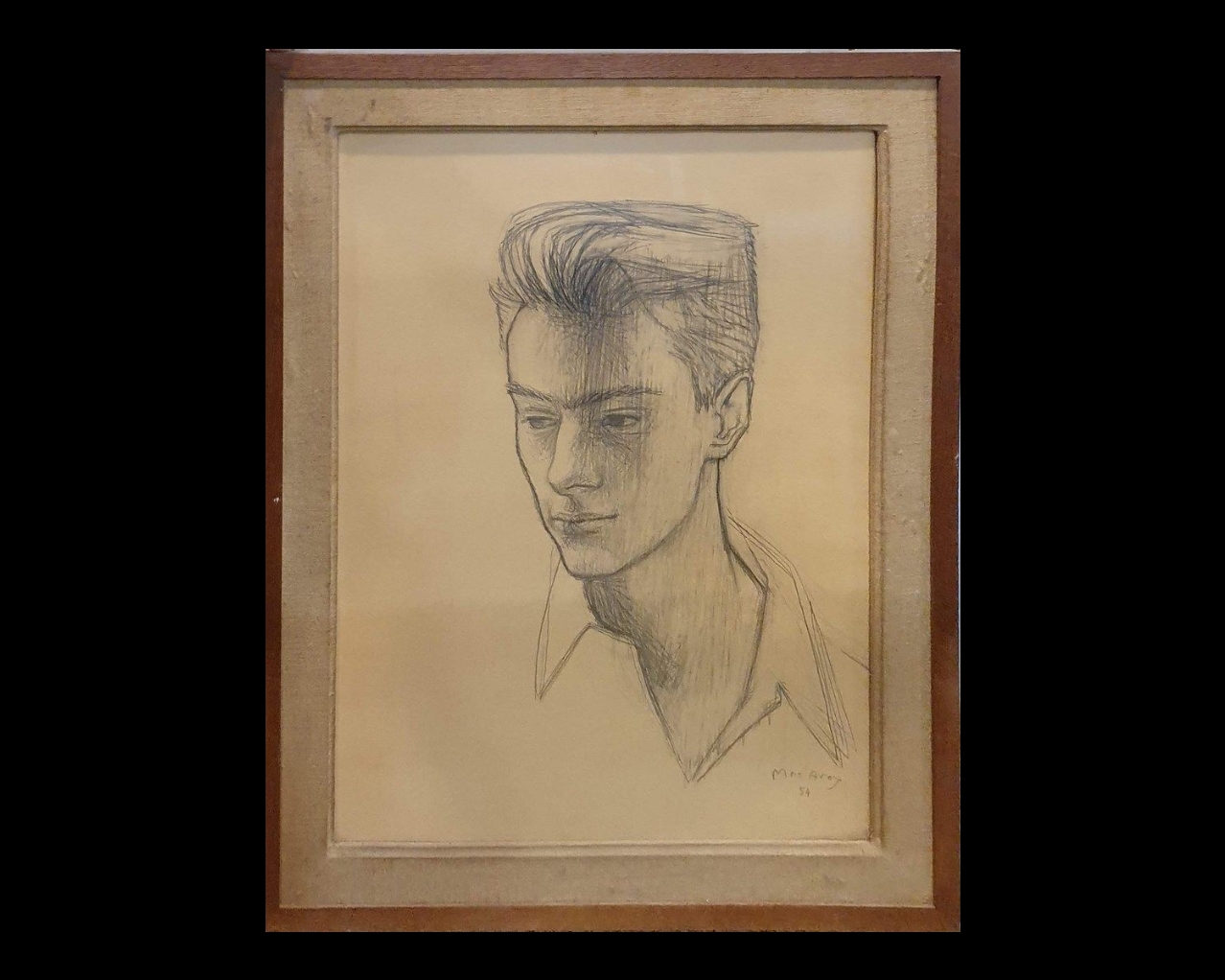 Édouard-Georges Mac-Avoy | Portrait of Michel Bastara (1954) | MutualArt