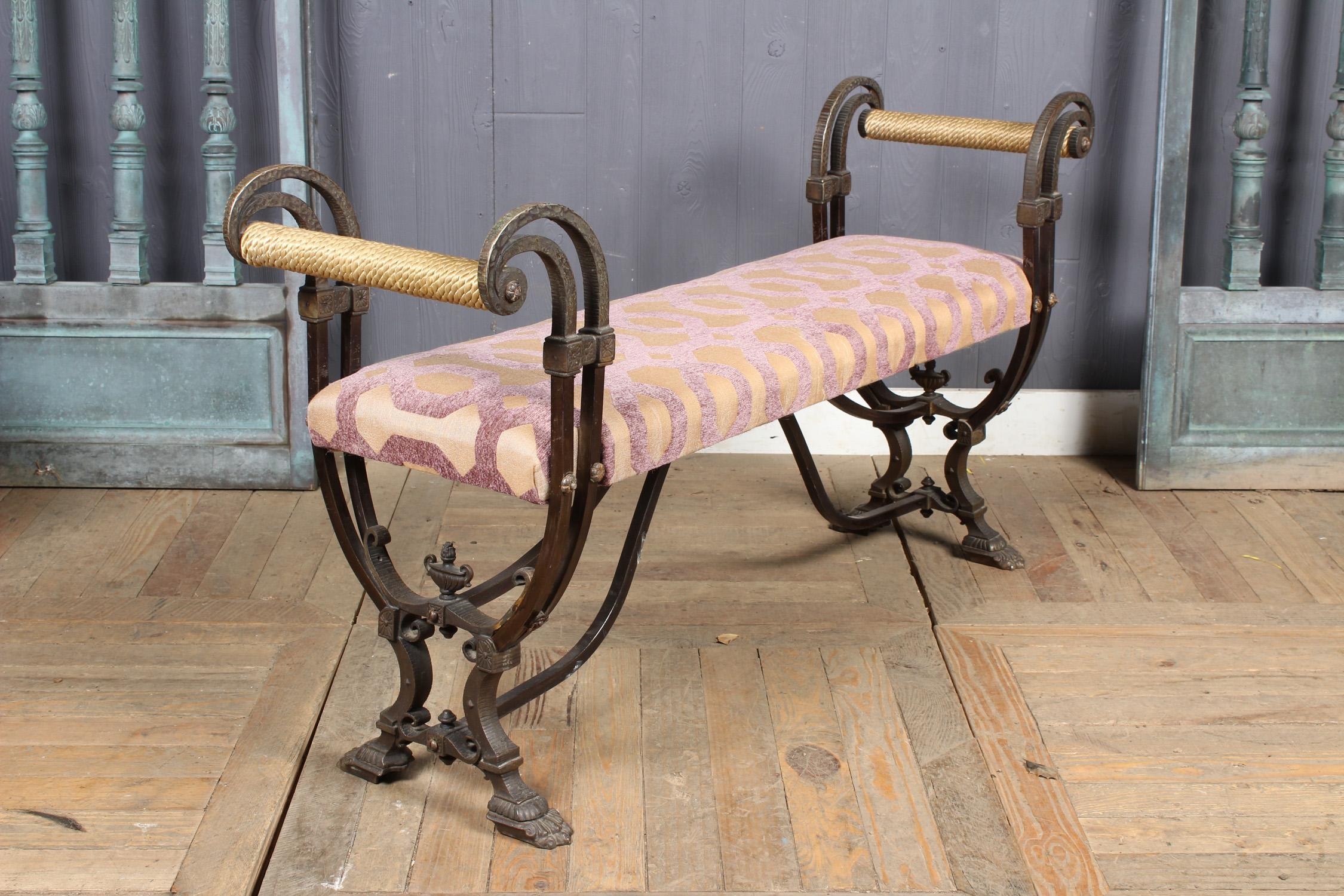 Oscar Bach | Fer Forge Bench | MutualArt