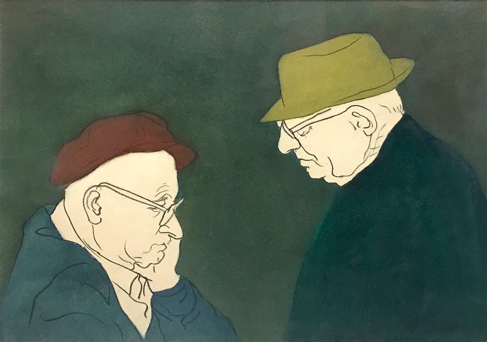 Kalman Aron | Two friends | MutualArt