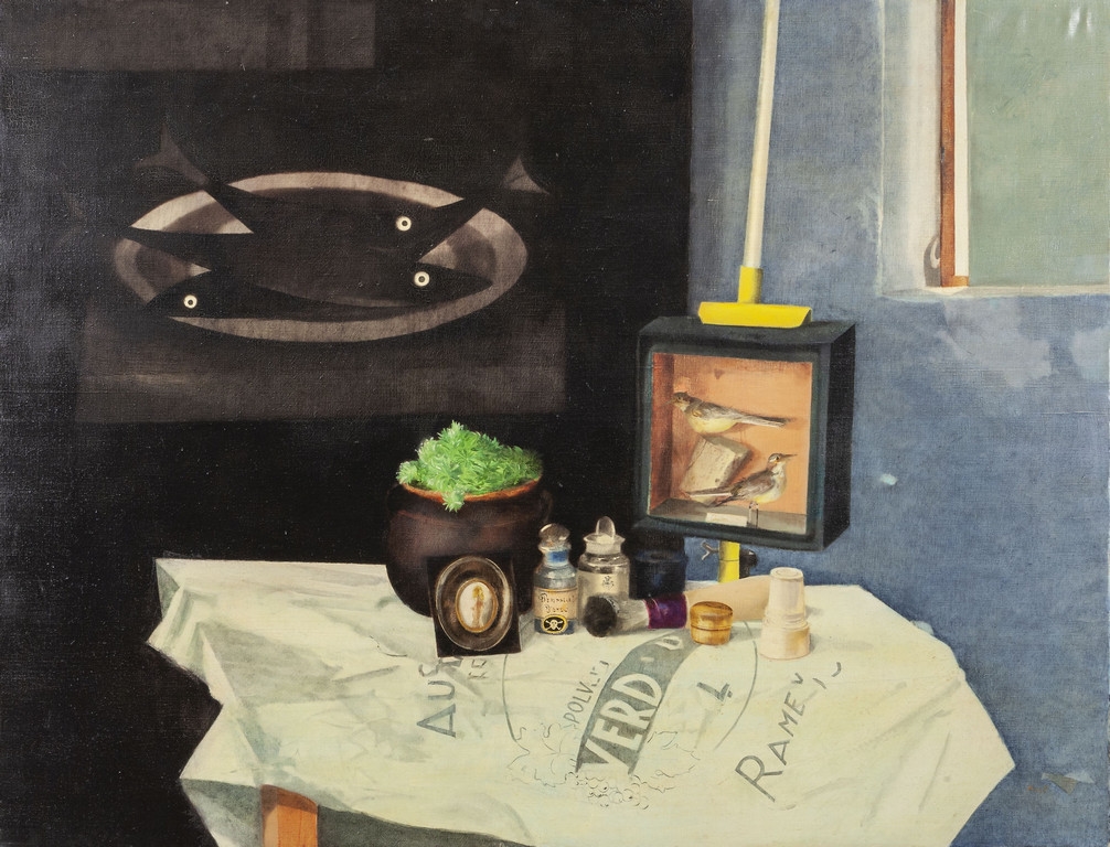 Giorgio Bonelli | Natura morta con spinaci (1980) | MutualArt