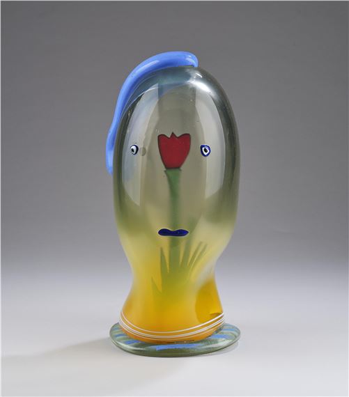 Hank Murta Adams | A head sculpture: Tulip Head | MutualArt