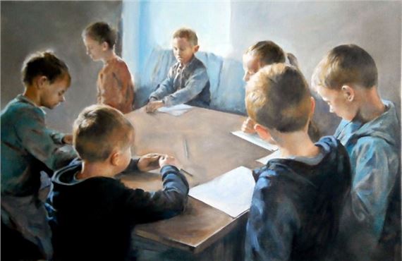Jan Dubrowin | Drawing lesson (2016) | MutualArt