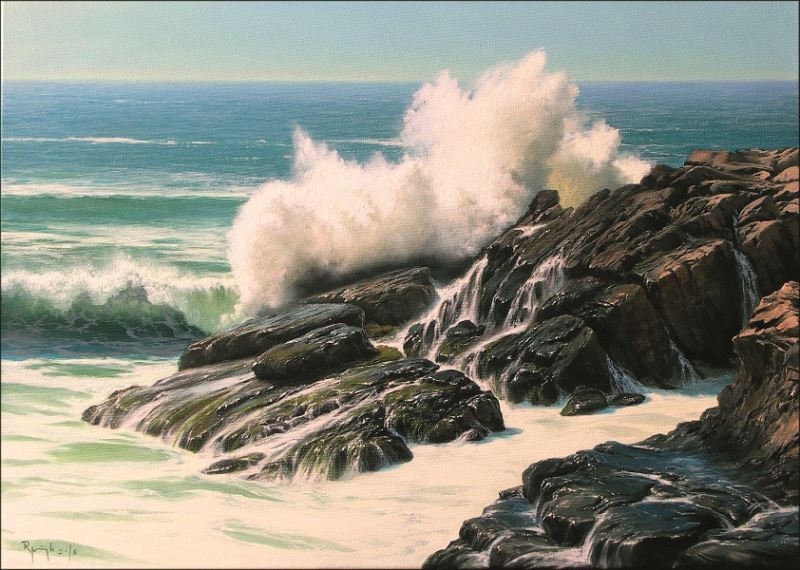 Marek Rużyk | Rocky shore (2017) | MutualArt