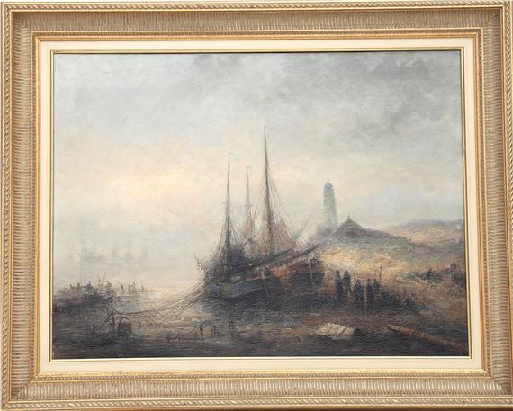 Gerard Nijland | Schepen voor de kust | MutualArt