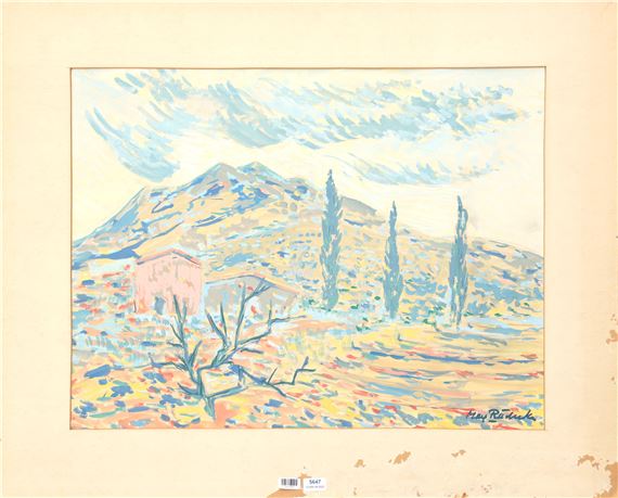 Max Rädecker | Modernistisch berglandschap | MutualArt