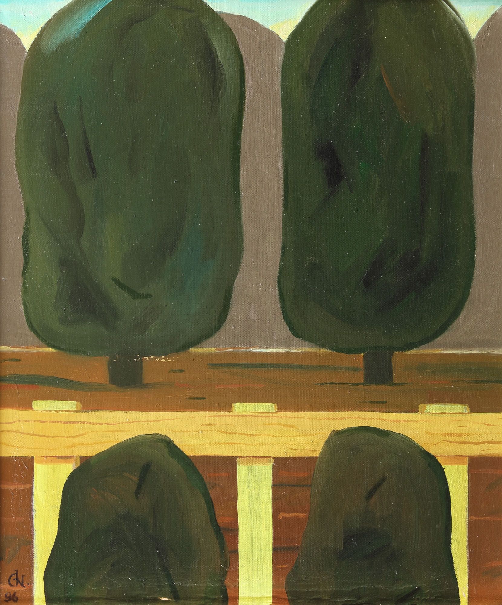 Gil Nicolescu | Doi copaci | MutualArt