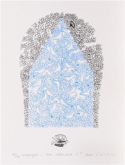 Stefan Caltia | Casă albastră (2020) | MutualArt