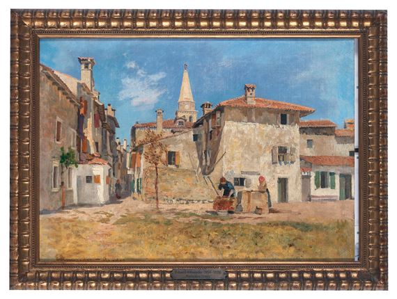 Eduard Ameseder | A Scene in Grado | MutualArt