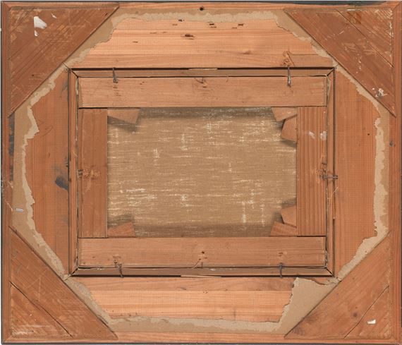 Emil Volkers | A White Horse in a Stable (1895) | MutualArt