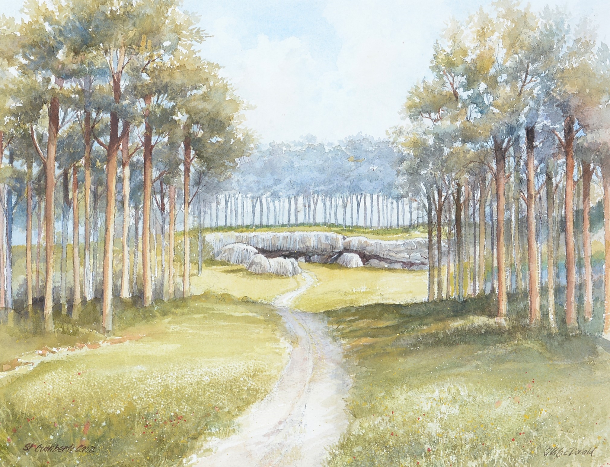 J. MacDonald | St Cuthbert's Cave | MutualArt
