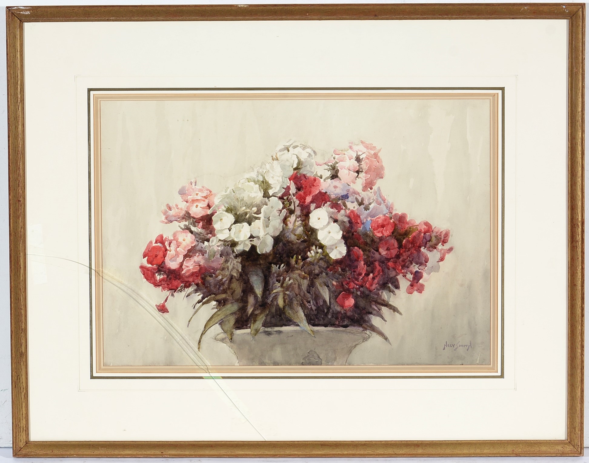 Hely Augustus Morton Smith | Still Life with Begonias and Geraniums ...