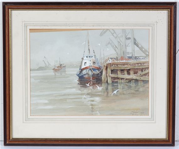 F. Johnson | Safe Harbour, Sunderland (1993) | MutualArt