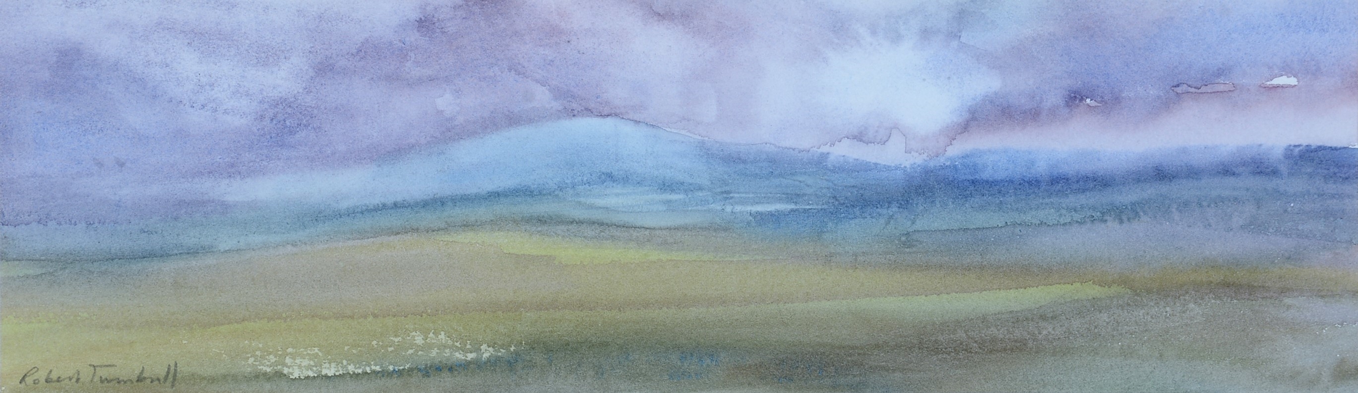 Robert Turnbull | Twilight Landscape with Amethyst Skies | MutualArt
