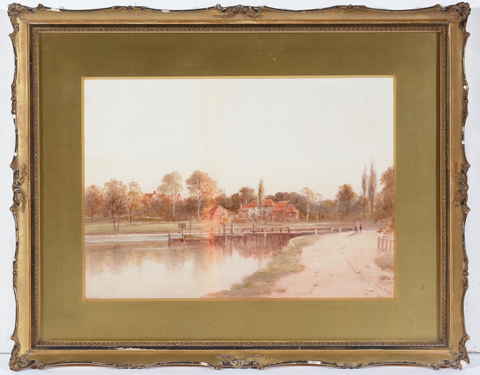 Edward Arden | A Tranquil Riverside Walk | MutualArt