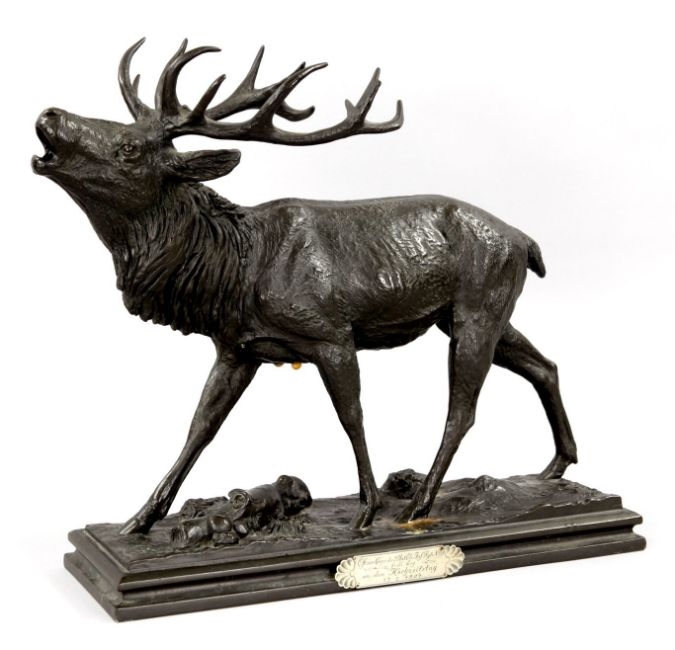 Richard Rusche | Hirschfigur (1900) | MutualArt