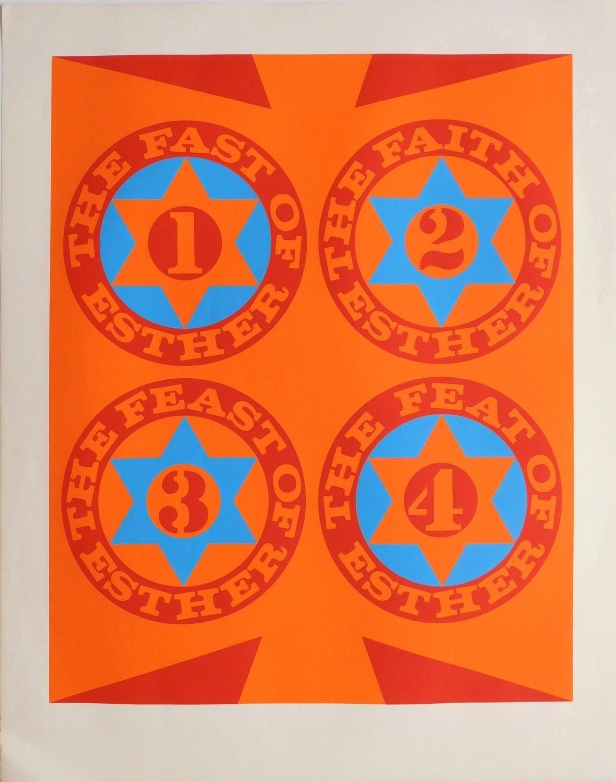 Robert Indiana | Purim: the Four Facets of Esther I (1967) | MutualArt