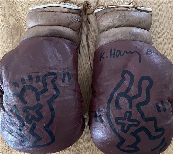 Keith Haring | Boxing Gloves (1984) | MutualArt