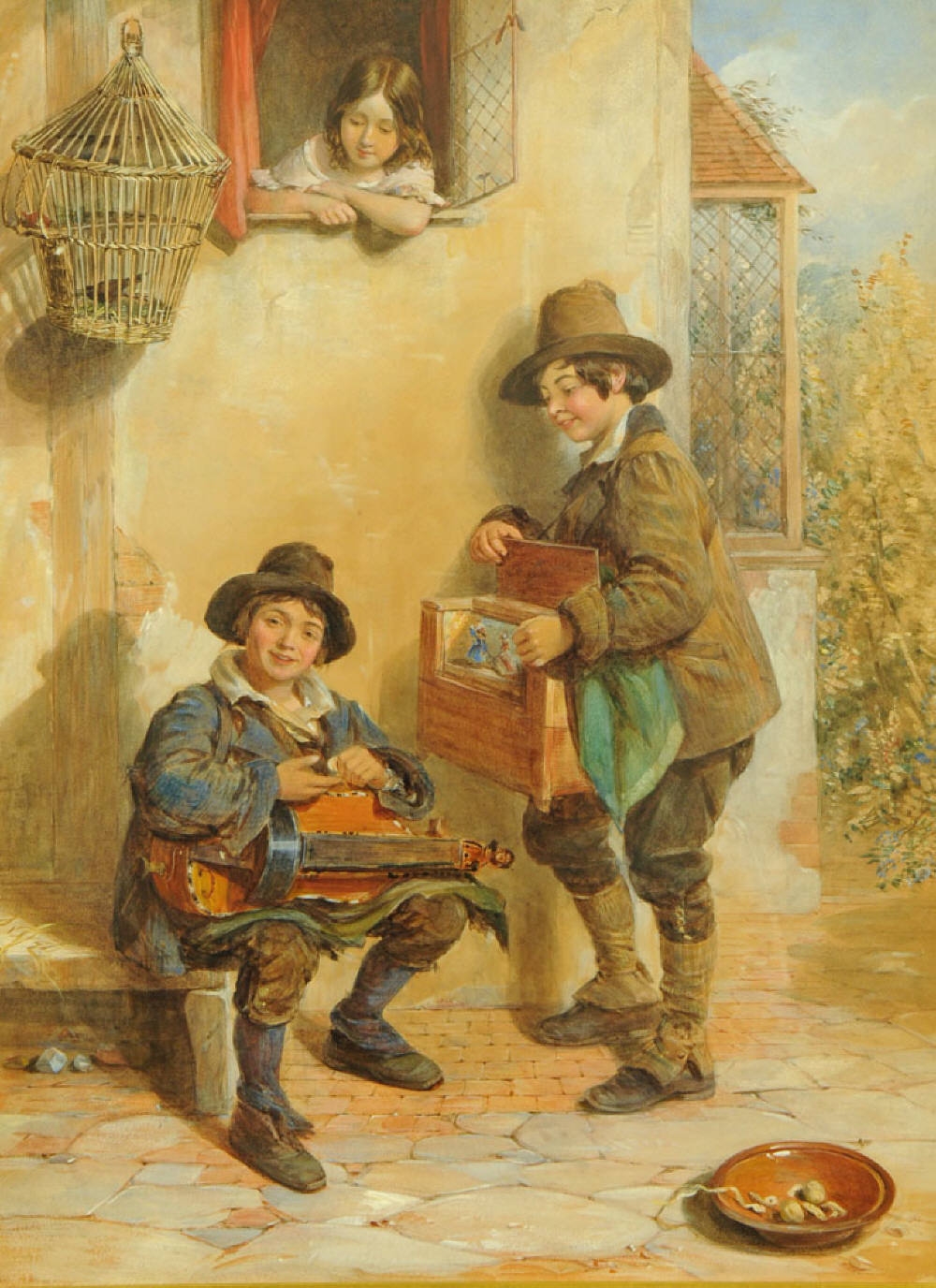 Octavius Oakley | The Hurdy Gurdy Boys | MutualArt