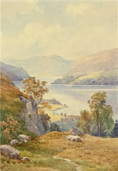 Elliot Haigh Marten | Ullswater from Gowbarrow Fell | MutualArt