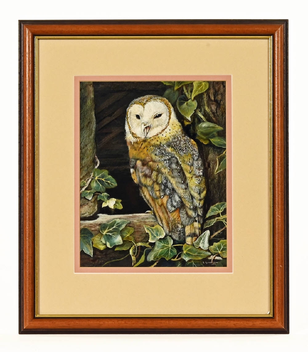 Elizabeth Garnett-Orme | A barn owl (1992) | MutualArt