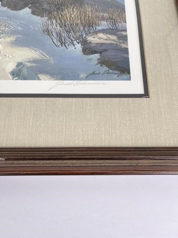 Jack Dumas | Jack Dumas Man Tracks Signed Print | MutualArt