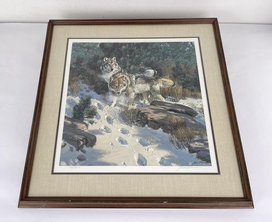 Jack Dumas | Jack Dumas Man Tracks Signed Print | MutualArt