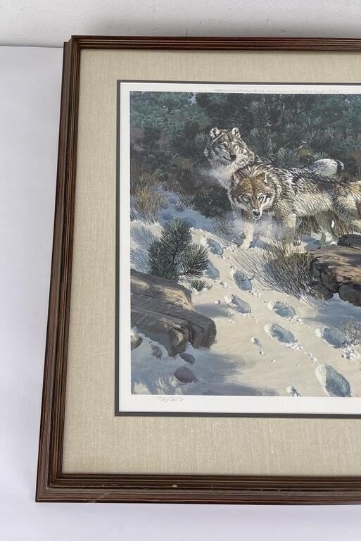Jack Dumas | Jack Dumas Man Tracks Signed Print | MutualArt