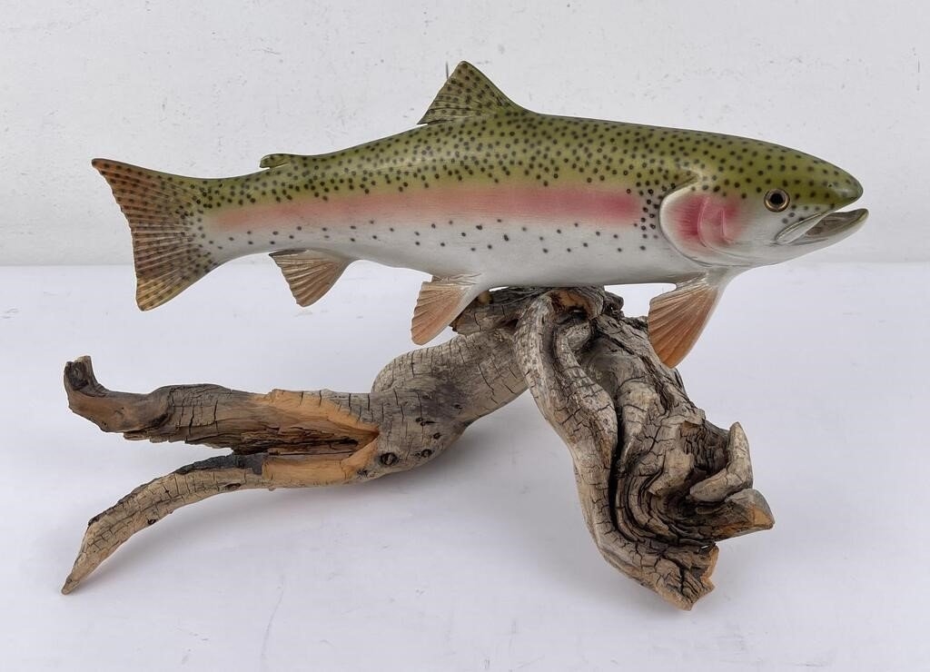 Thomas Chandler | Wood Carved Fish Big Sky Carvers | MutualArt