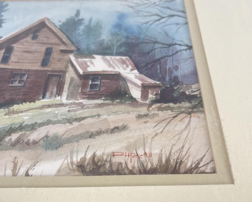 Robert Fox | Robert Fox Montana Watercolor Painting | MutualArt