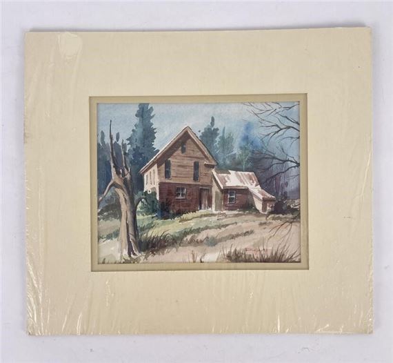 Robert Fox | Robert Fox Montana Watercolor Painting | MutualArt