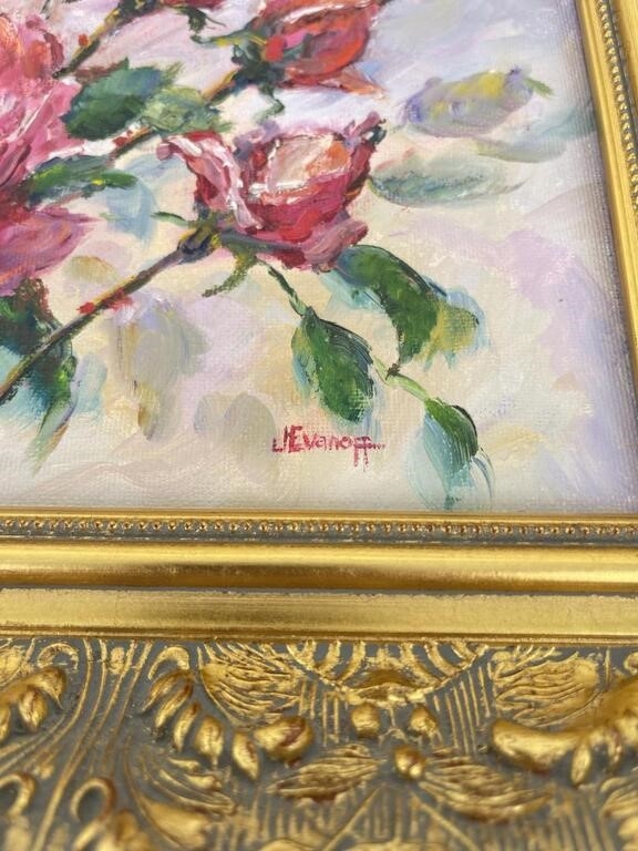 June Anderson Evanoff | June Anderson Evanoff Oil on Board Painting ...