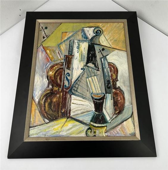 Jack Tworkov | Jack Tworkov Oil on Board Painting (1962) | MutualArt